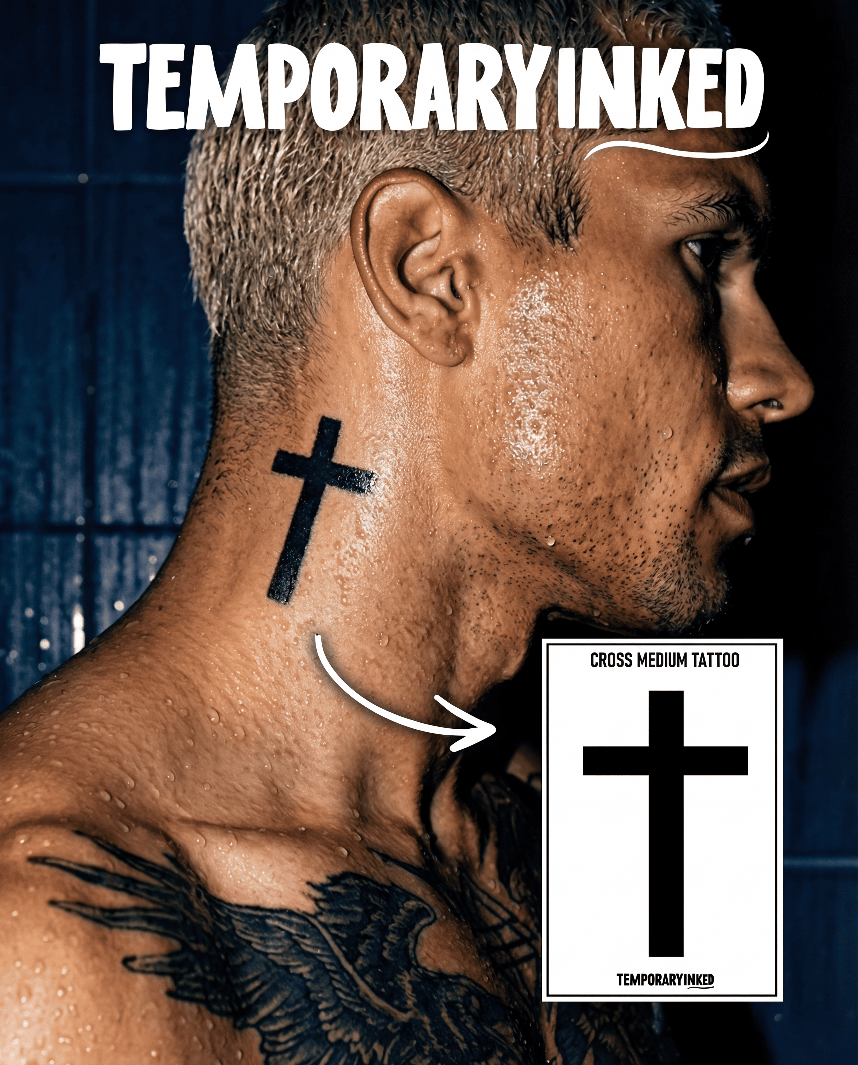 Skewed Star Tattoo | 2 Weeks Temporary Tattoo | TemporaryInked.com ...