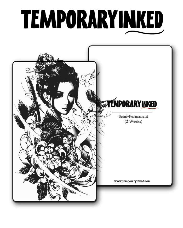Japanese Tattoos | Long Lasting Temporary Tattoos – Temporary Inked